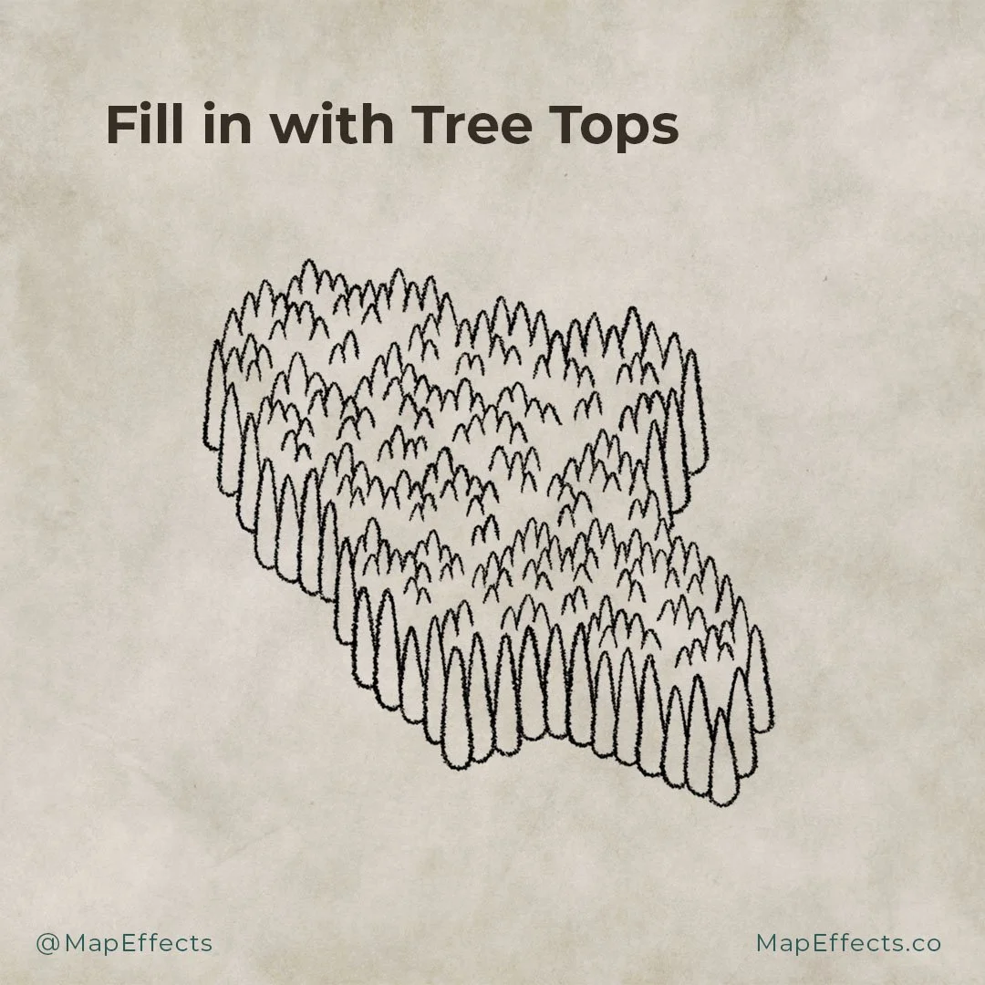 How to Draw a Forest on Your Fantasy Maps — Map Effects
