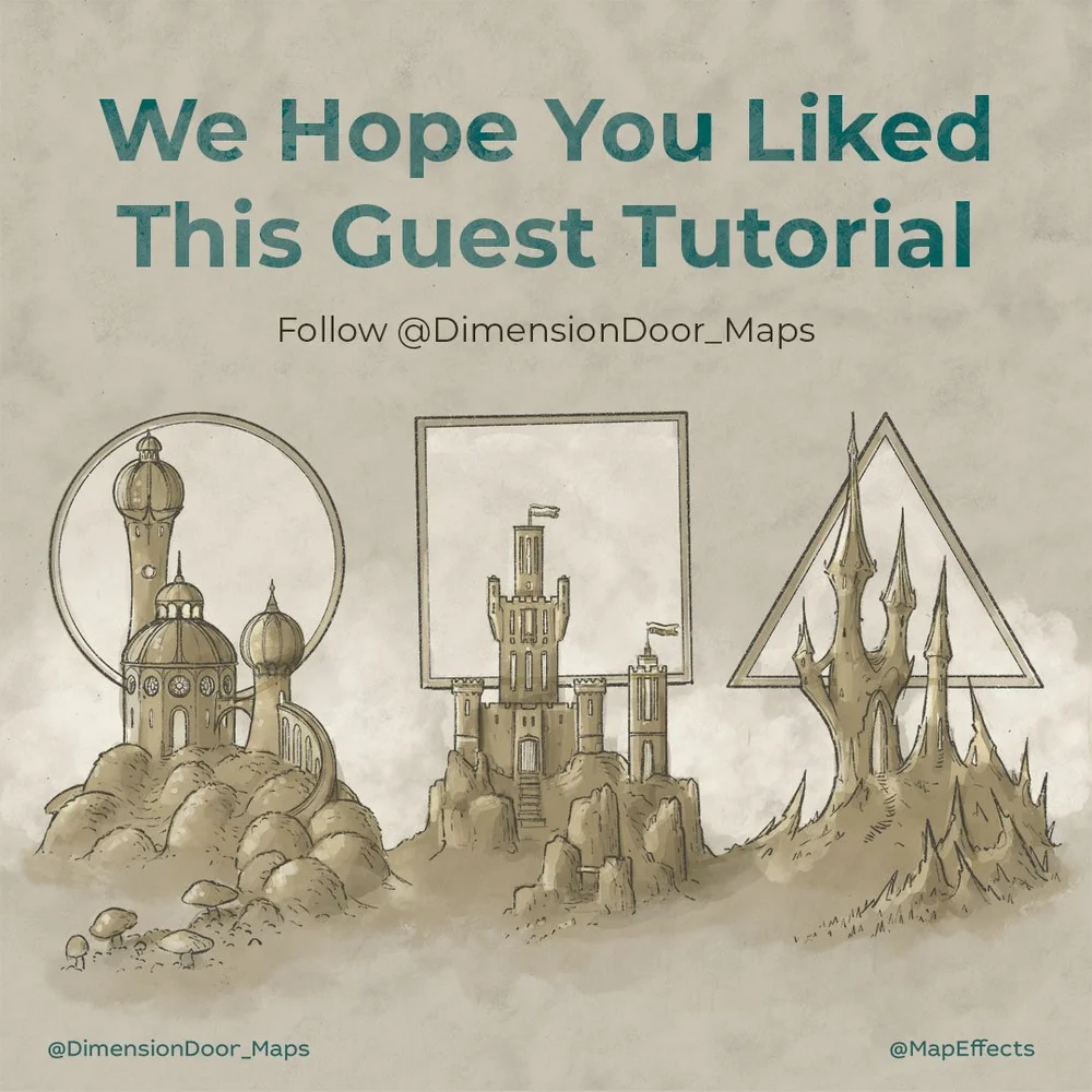 Using Shape Language for Fantasy Maps to Give Character — Map Effects