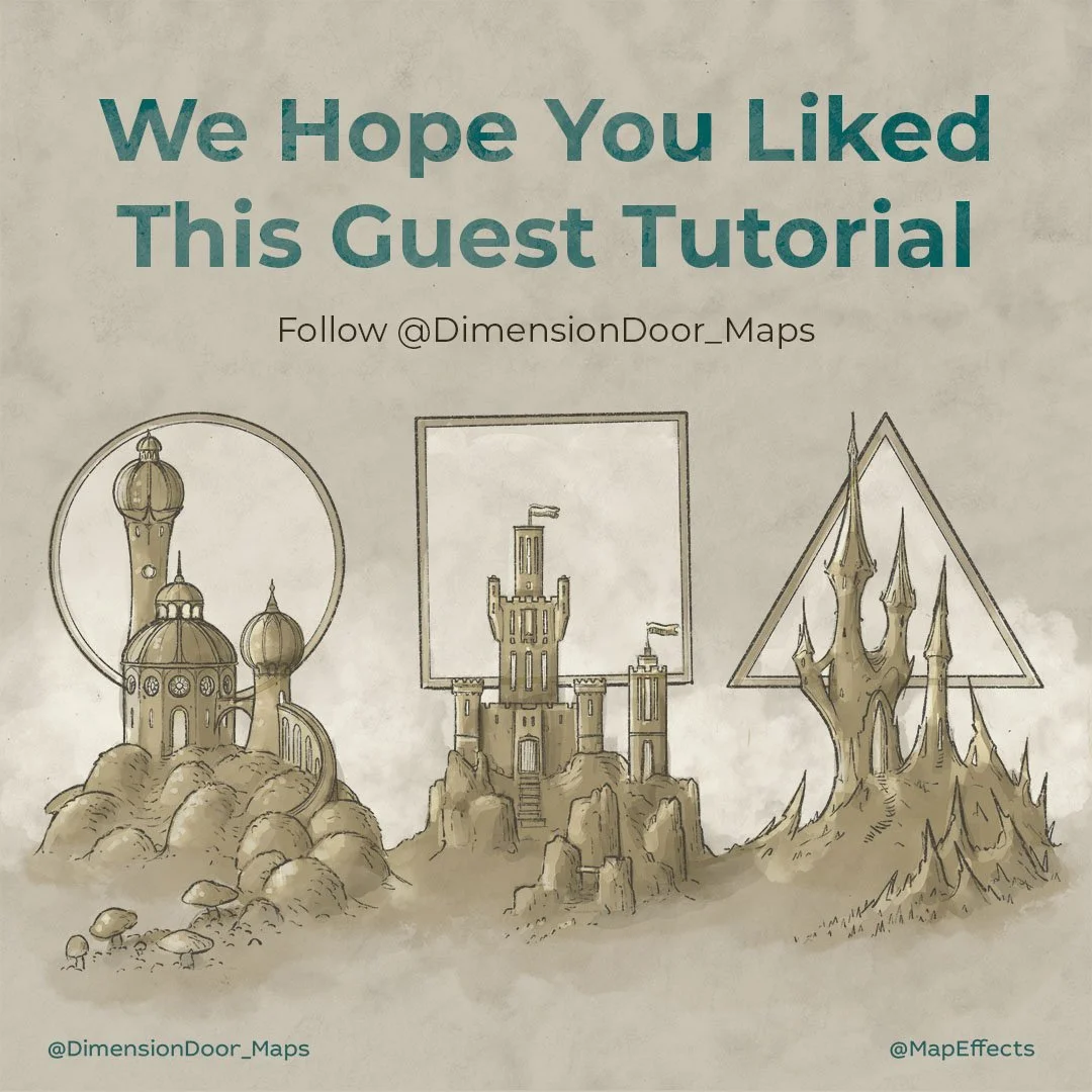 Using Shape Language for Fantasy Maps to Give Character — Map Effects