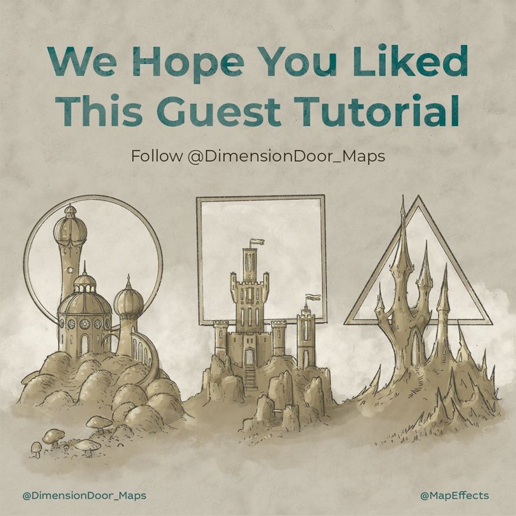 Using Shape Language for Fantasy Maps to Give Character — Map Effects