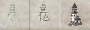 How to Draw A Lighthouse Icon — Map Effects