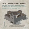 How to Draw an Isometric Fortress on Your Fantasy Maps — Map Effects