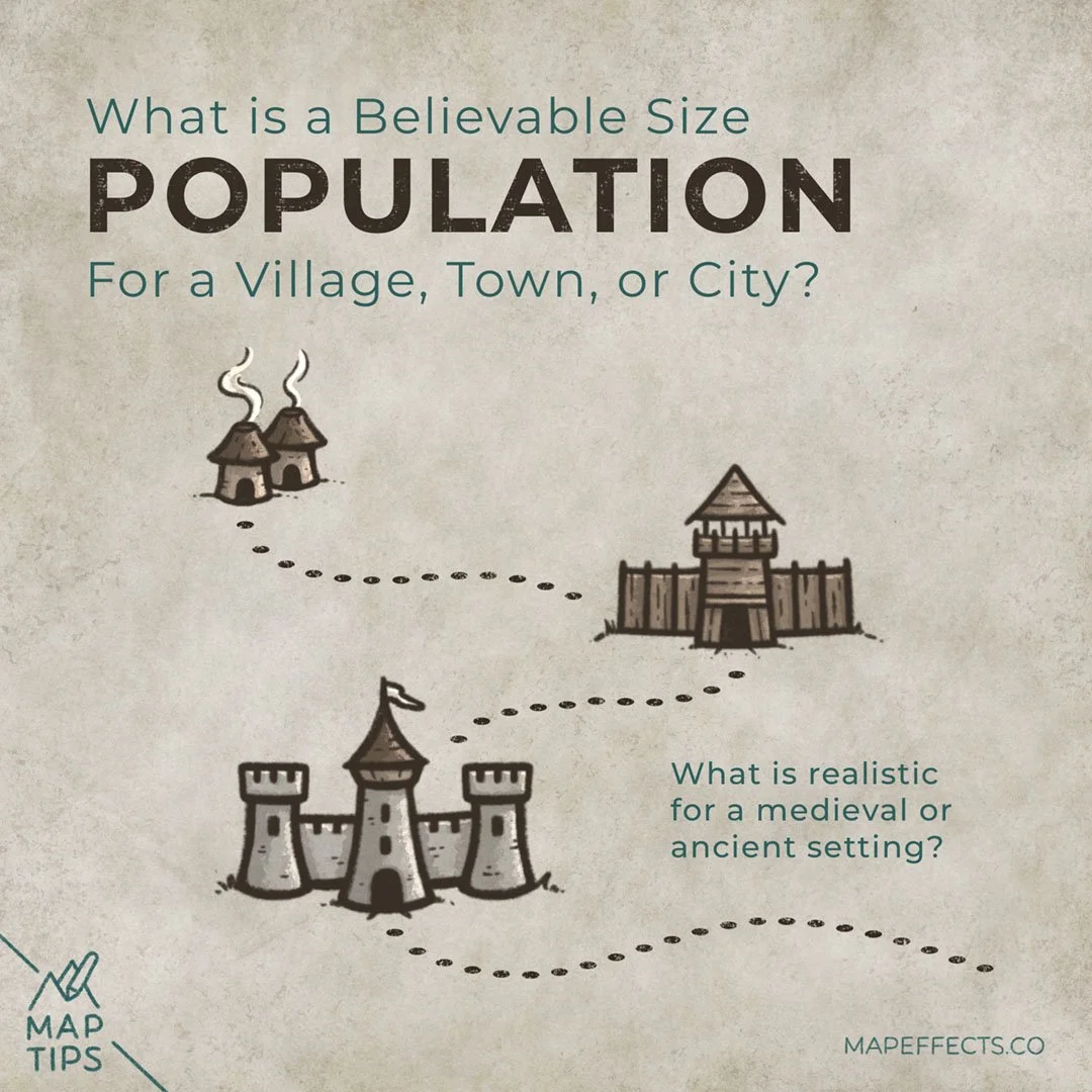 Believable Population Size for a City on Your Fantasy Map — Map Effects