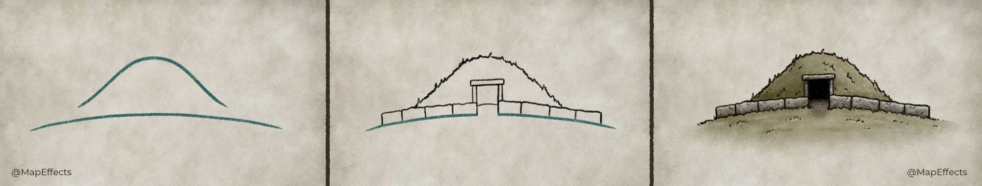 How to Draw a Barrow Icon on Your Fantasy Map — Map Effects
