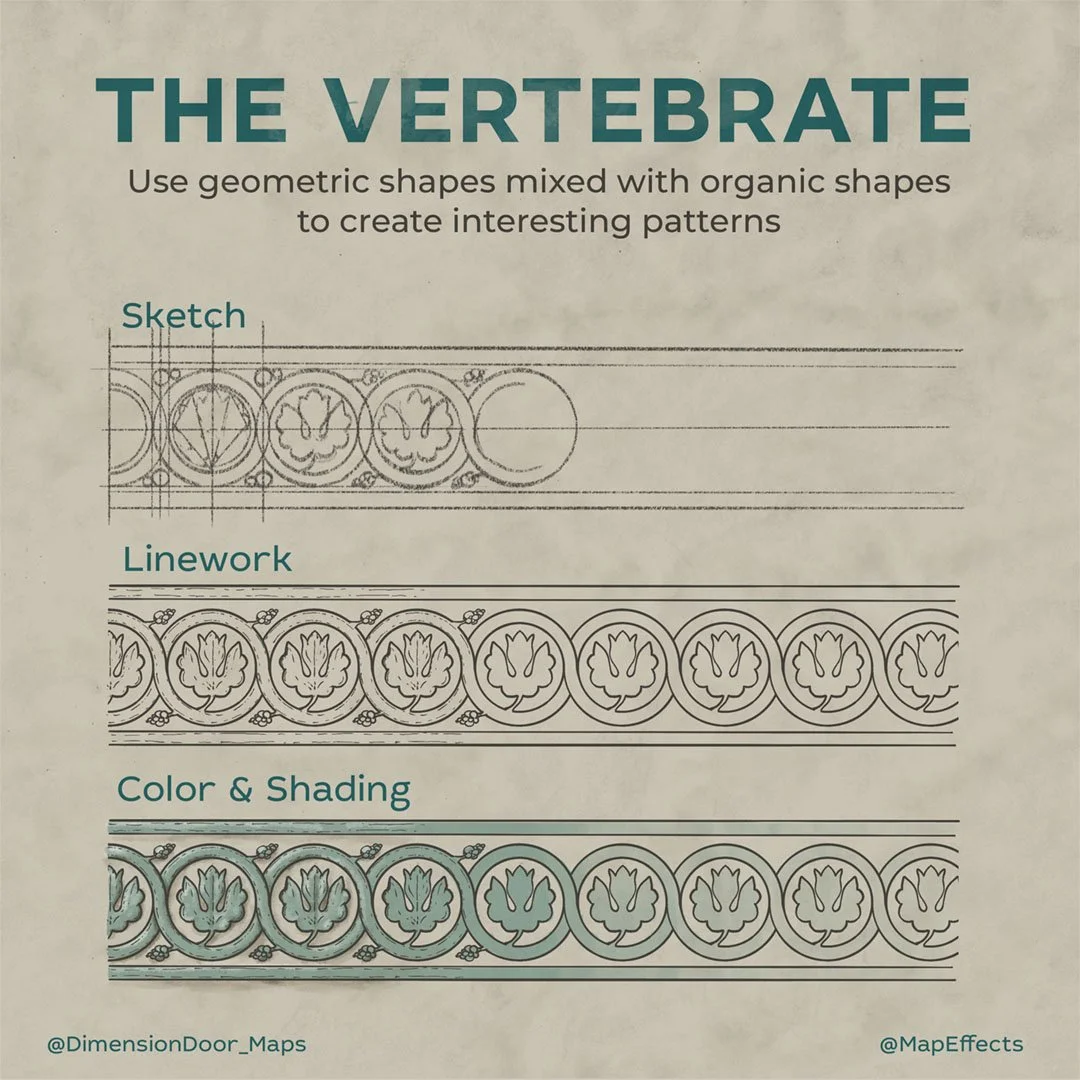 How to Draw 7 Fantasy Map Borders — Map Effects