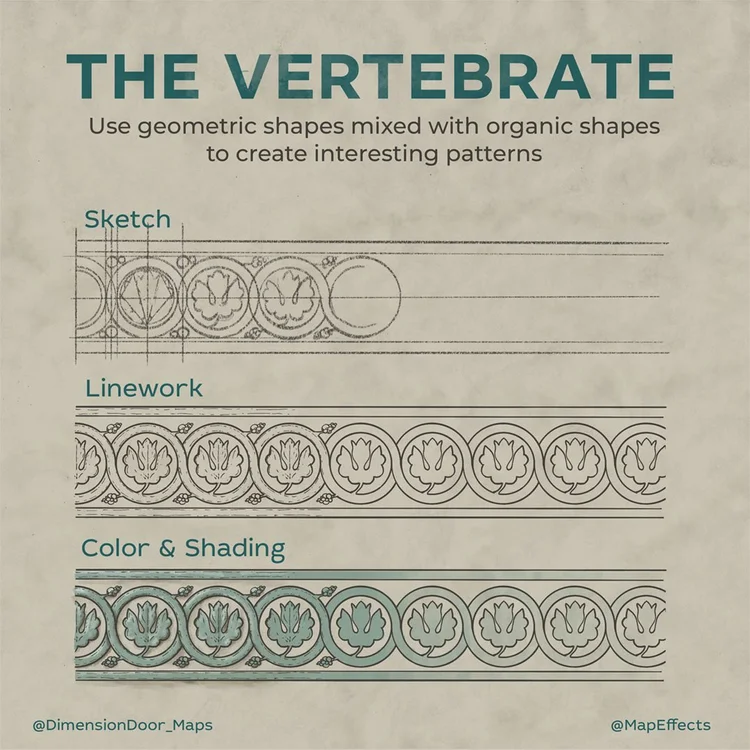 How to Draw 7 Fantasy Map Borders — Map Effects