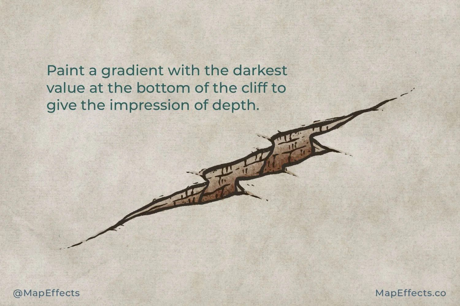 How to Draw a Chasm on Your Fantasy Maps — Map Effects