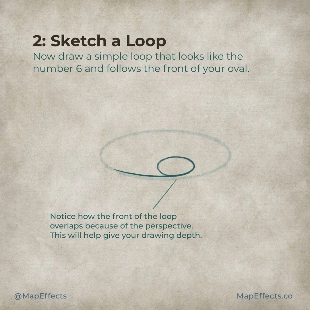 How to Draw a Whirlpool Vortex on Your Fantasy Maps — Map Effects