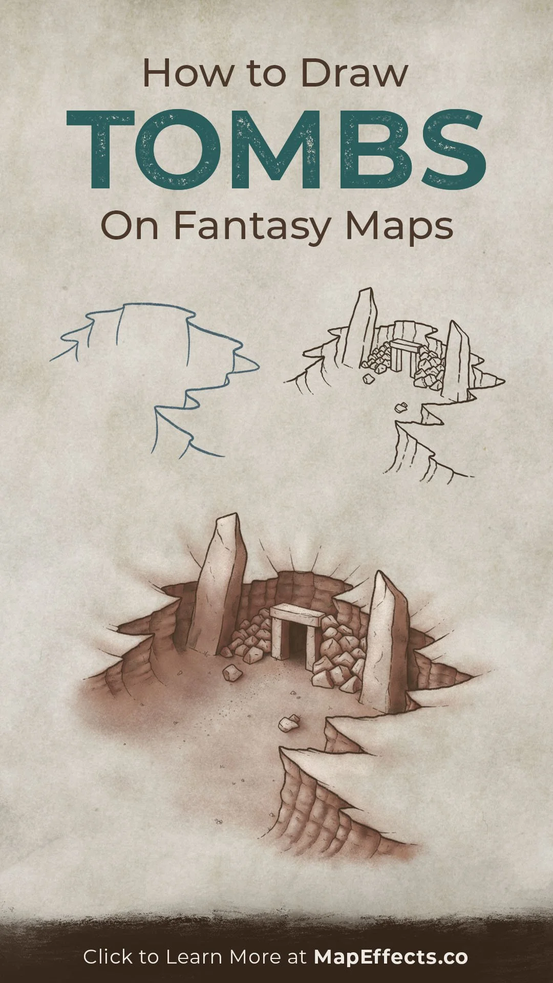 How to Draw a Tomb on Your Fantasy Maps — Map Effects