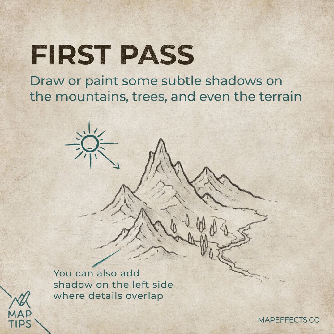 Mastering Value for Pencil Shading Your Fantasy Maps — Map Effects
