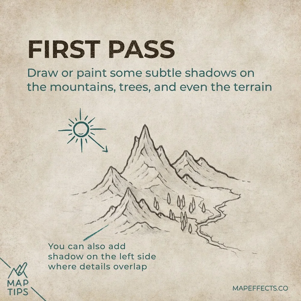 Mastering Value for Pencil Shading Your Fantasy Maps — Map Effects