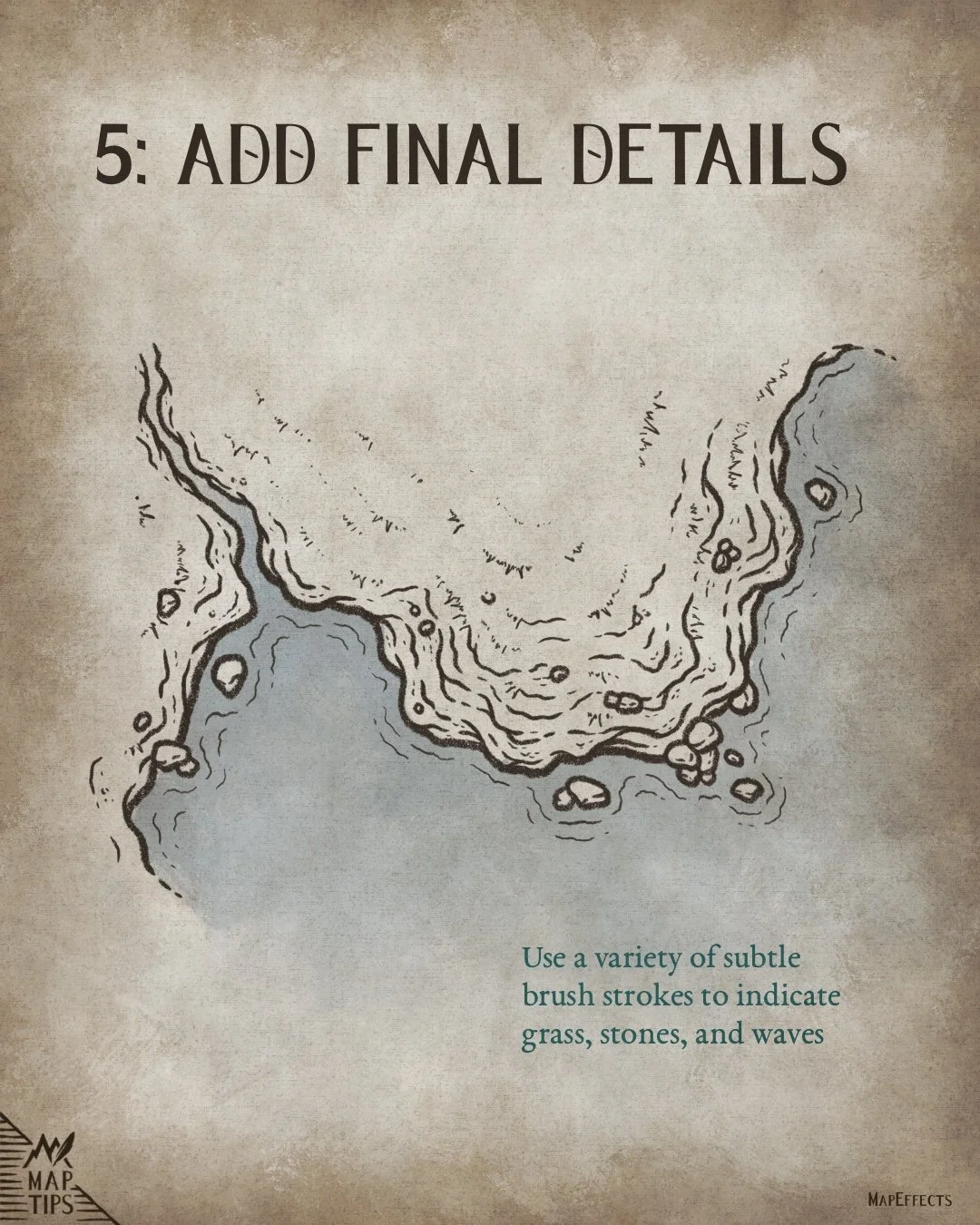 Drawing Cliffs on Coastlines in Top Down Perspective for Your Fantasy ...