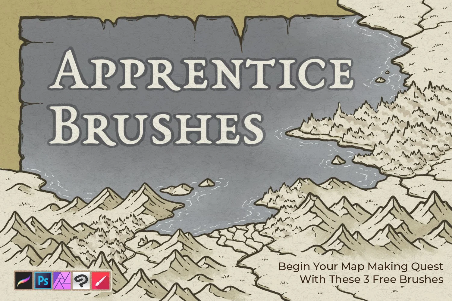 Free Fantasy Map Making Brushes & Tools — Map Effects