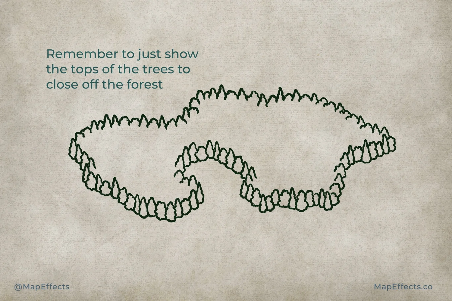 How to Draw Old-Growth Forests on Fantasy Maps — Map Effects