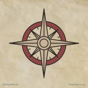 How to Draw a Compass Rose on Your Fantasy Maps — Map Effects