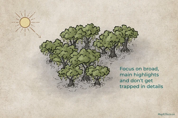 How to Draw Swamps on Fantasy Maps - Step by Step Tutorial — Map Effects