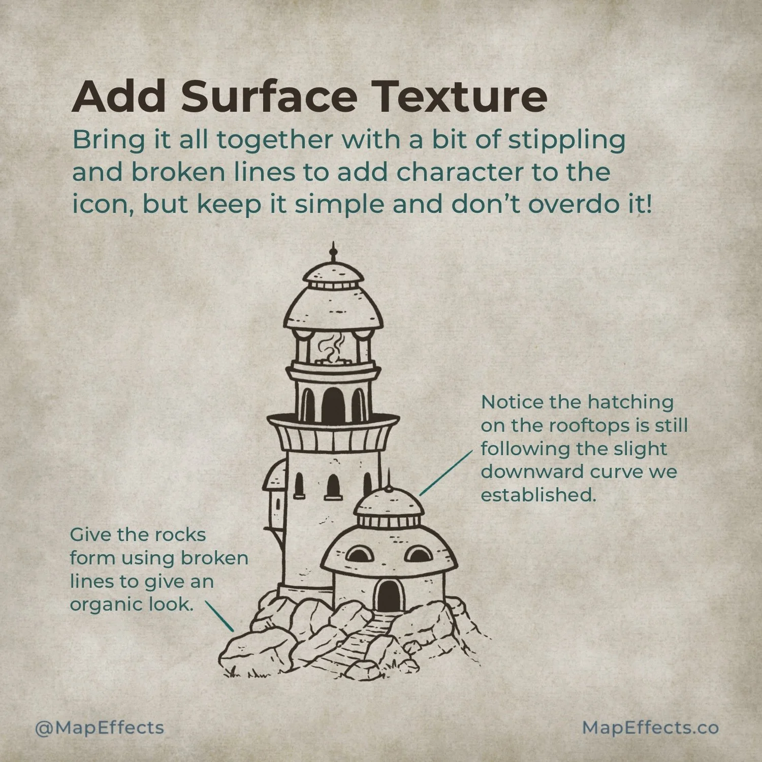 How to Draw A Lighthouse Icon — Map Effects