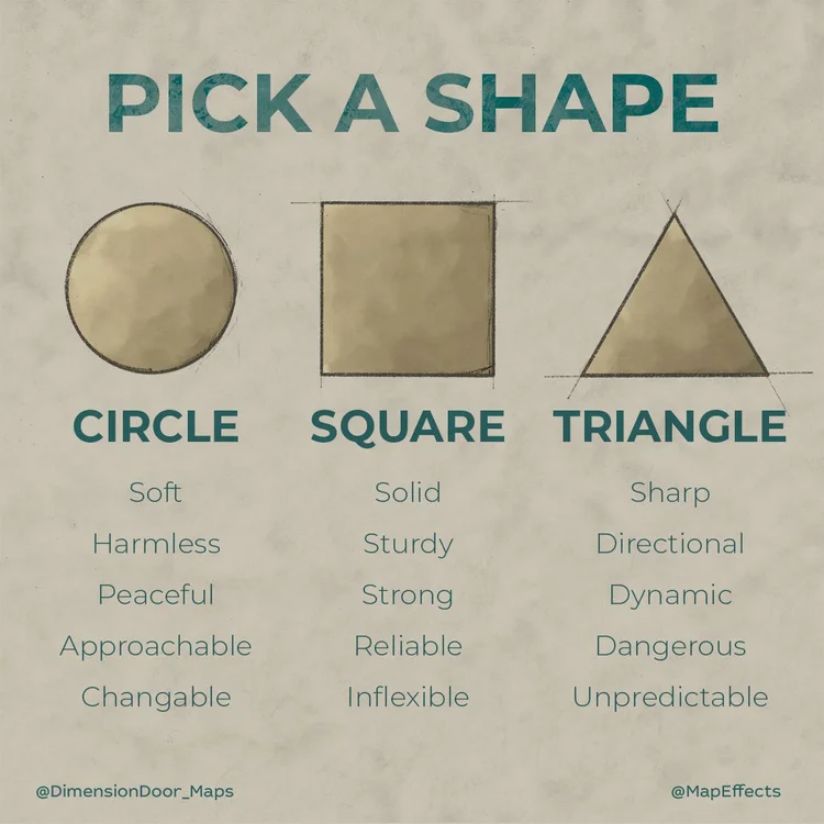 Using Shape Language for Fantasy Maps to Give Character — Map Effects
