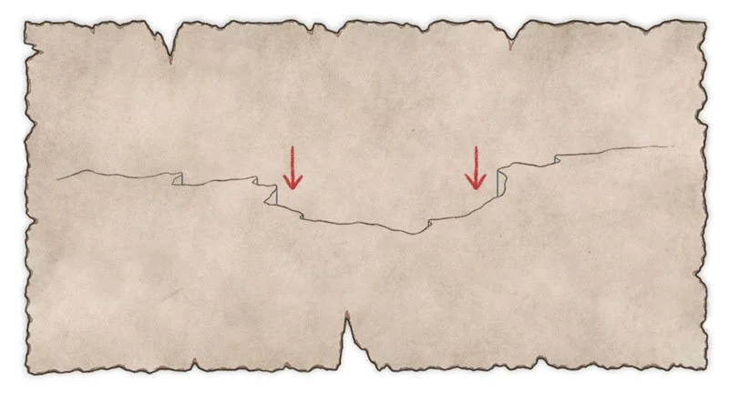 How to Draw a Cliff Drop-Off on Your Fantasy Map — Map Effects