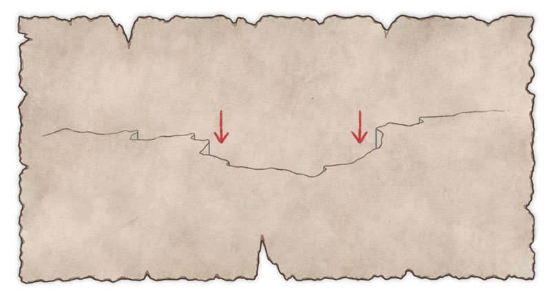 How to Draw a Cliff Drop-Off on Your Fantasy Map — Map Effects