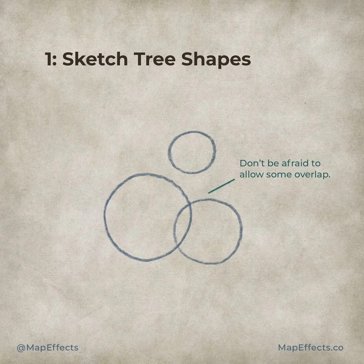 How to Draw Forests on Your City Maps in Top Down Perspective — Map Effects