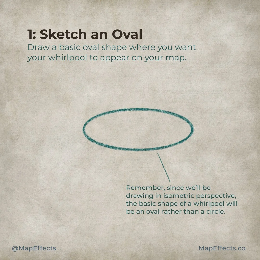 How to Draw a Whirlpool Vortex on Your Fantasy Maps — Map Effects