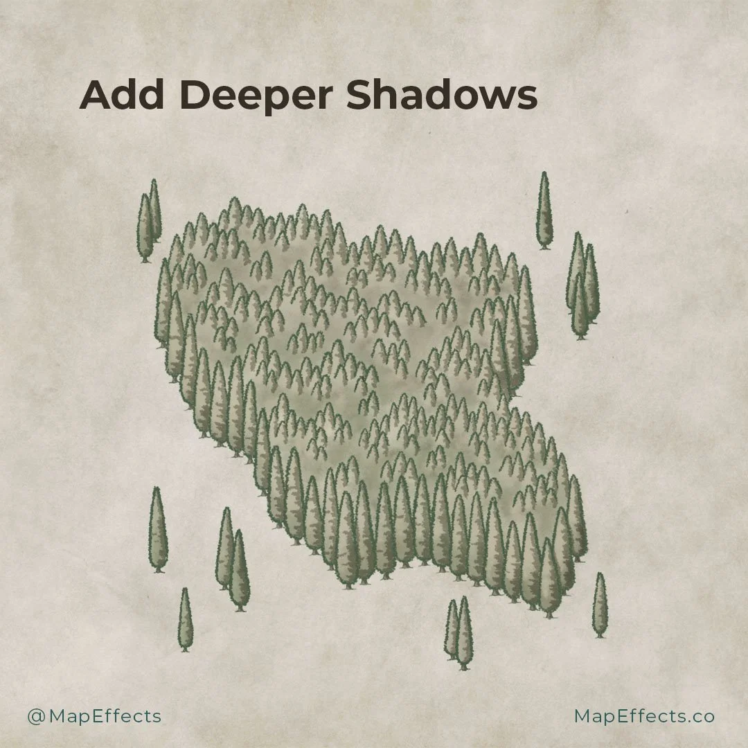 How to Draw a Forest on Your Fantasy Maps — Map Effects