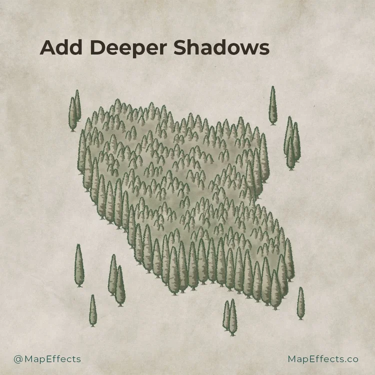 How to Draw a Forest on Your Fantasy Maps — Map Effects