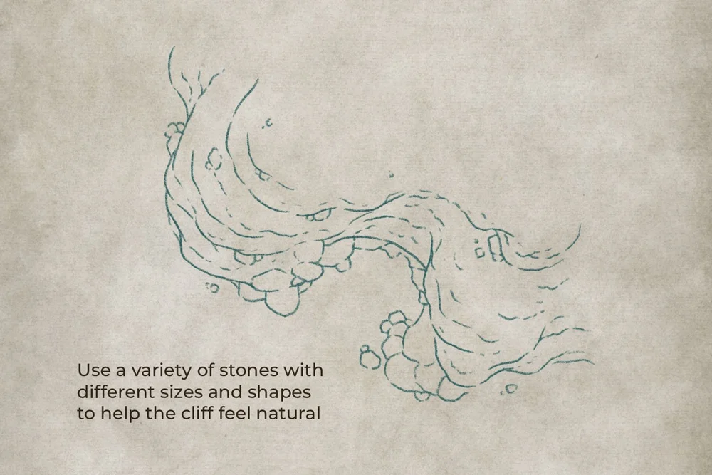 How to Draw a Cave Entrance in a Cliff on Your RPG Maps — Map Effects