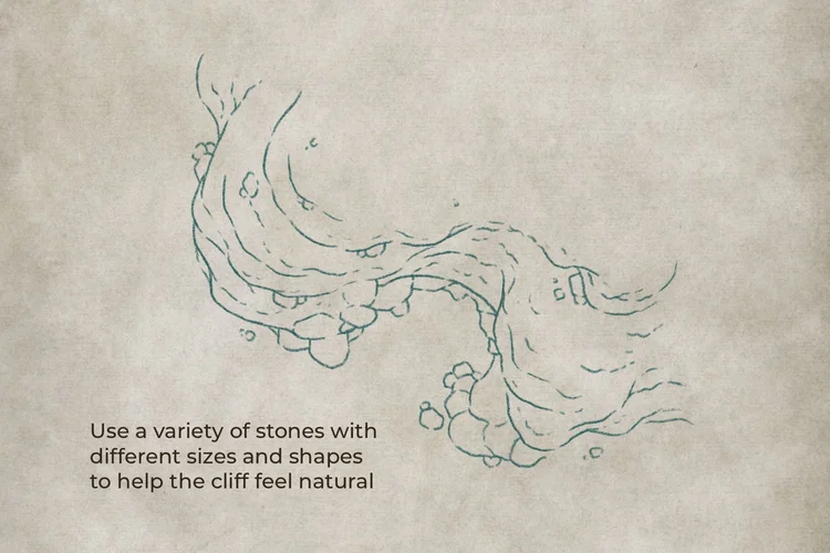 How to Draw a Cave Entrance in a Cliff on Your RPG Maps — Map Effects
