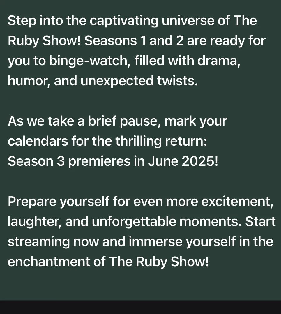 The Ruby Show: Nourishing Body and Soul with Hope, Faith, and Love ...