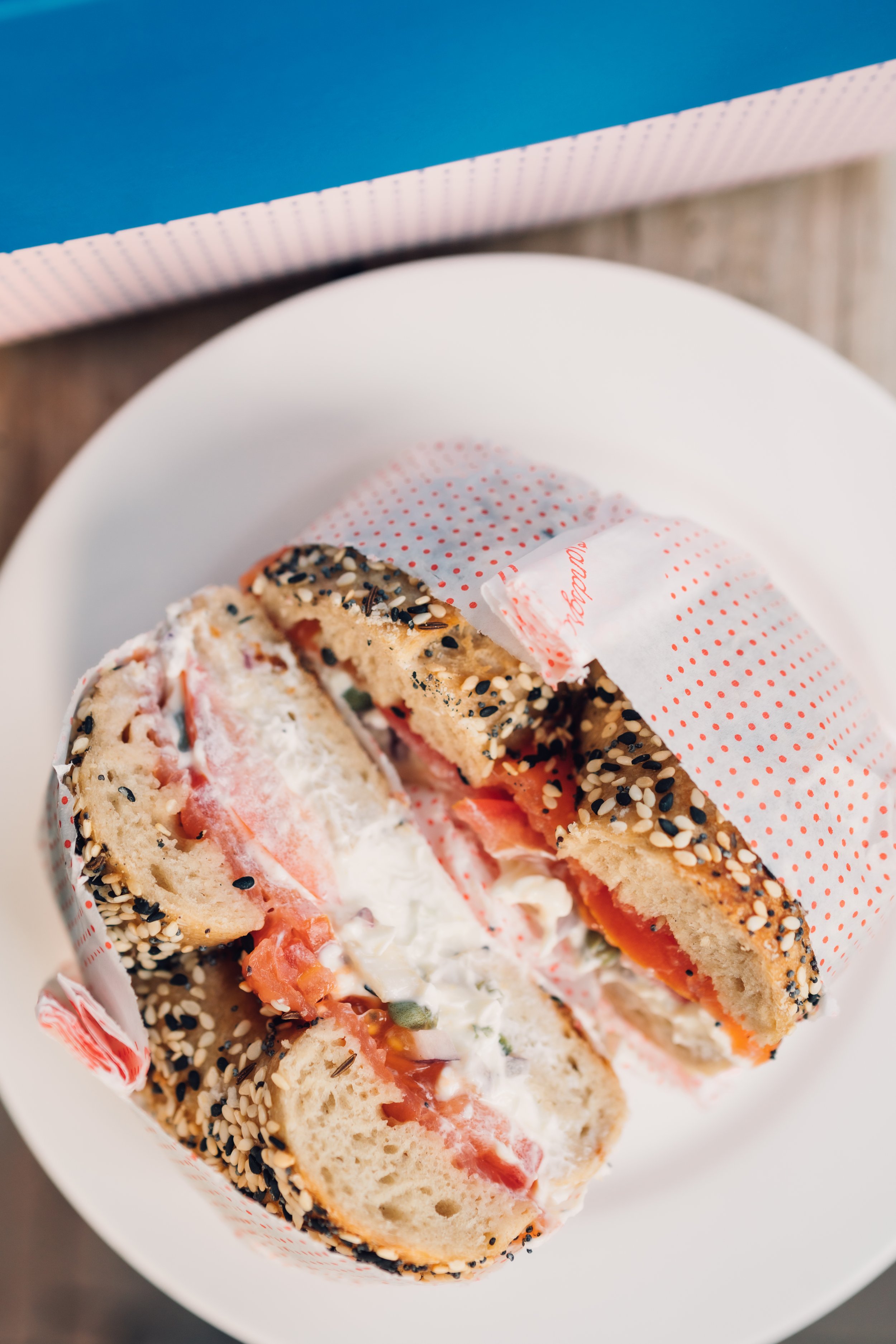 Fresh handrolled Bagels • Amsterdam