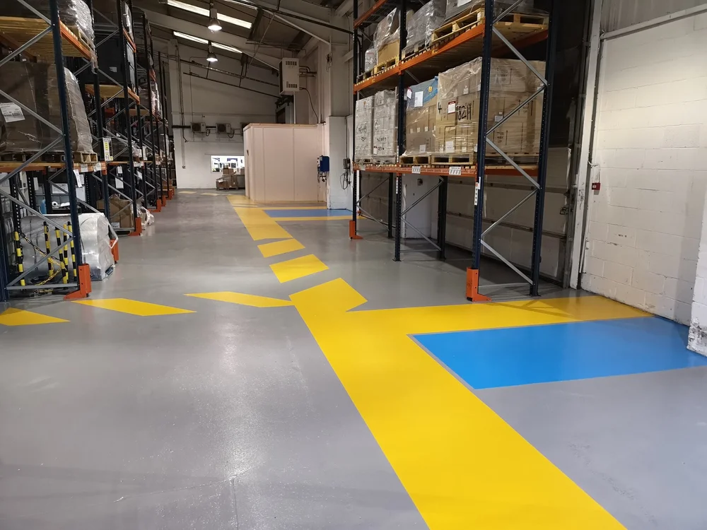 Walkways & Line Painting with High Grip Paint — Bright Flooring Solutions