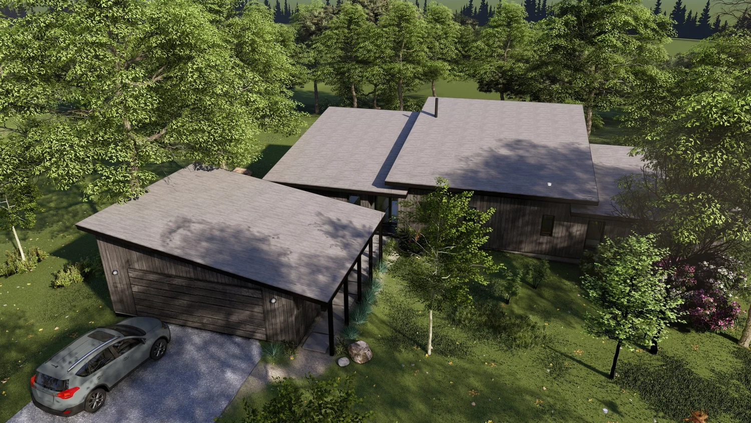 The Sloped 2-Car Garage — Hereabout Home Plans