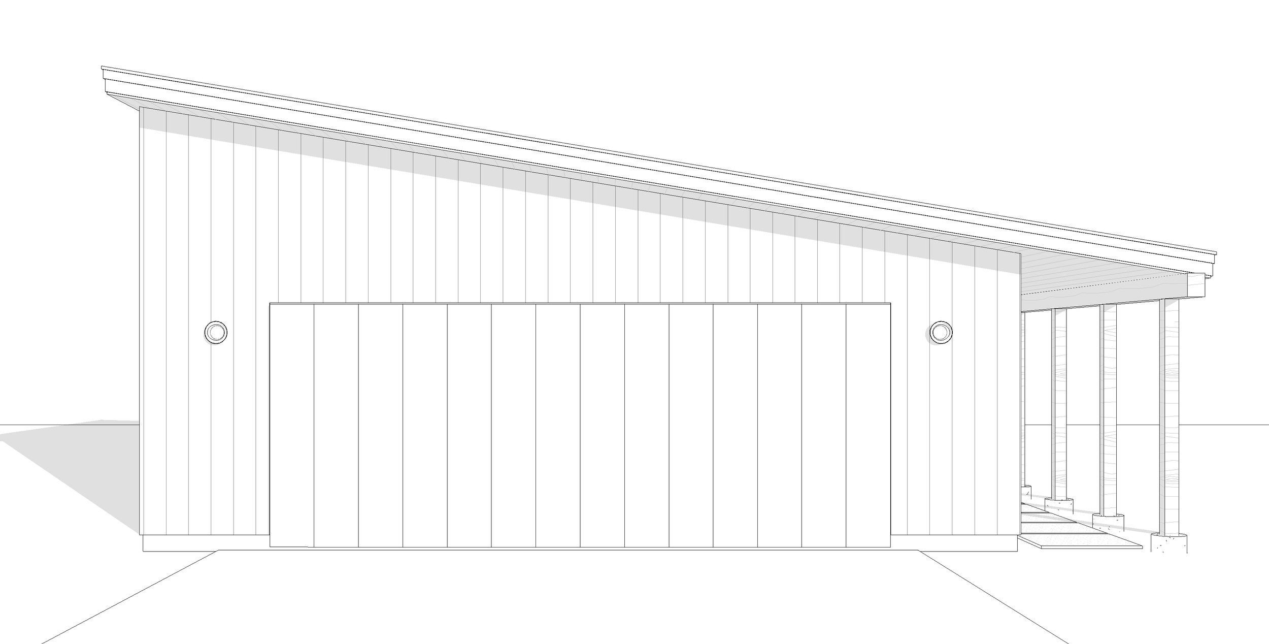 The Sloped 2-Car Garage — Hereabout Home Plans