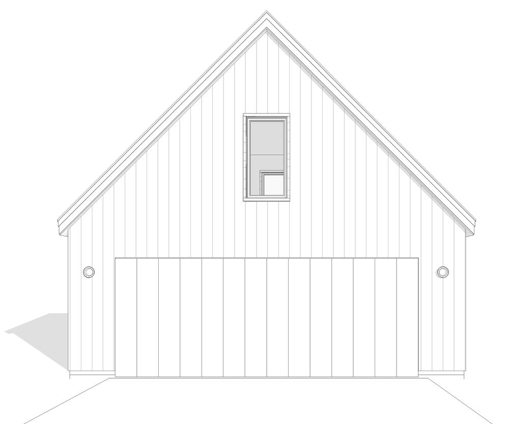The Gable 2-Car Garage — Hereabout Home Plans
