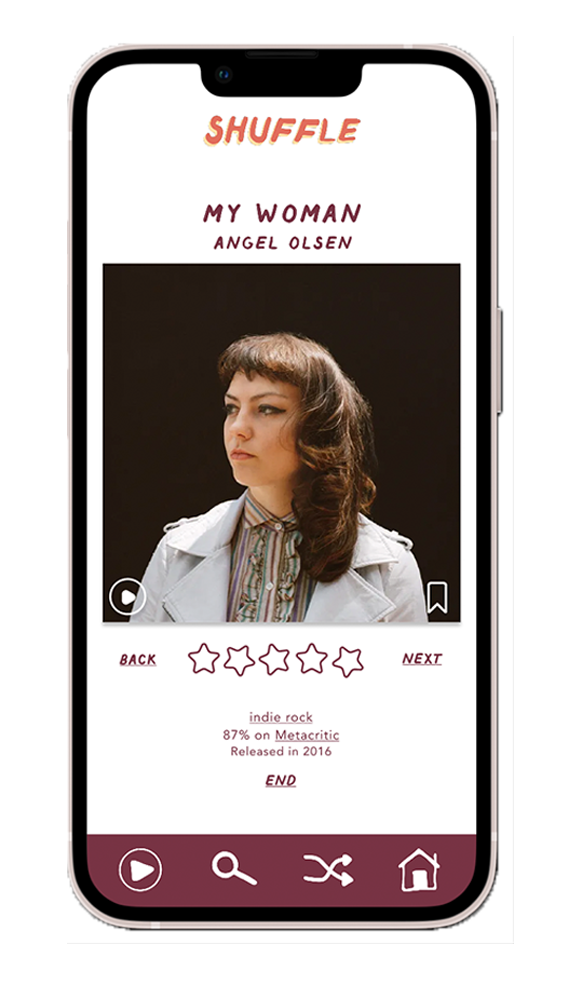 Shuffle - UX/UI case study — Lily Gagnon