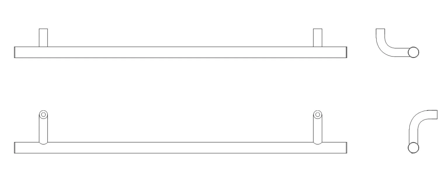 Ash Door Furniture — Cranked Guardsman (ASH120) ASH 120