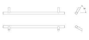 Ash Door Furniture — Offset Pull Door Handles | Full Height Door ...