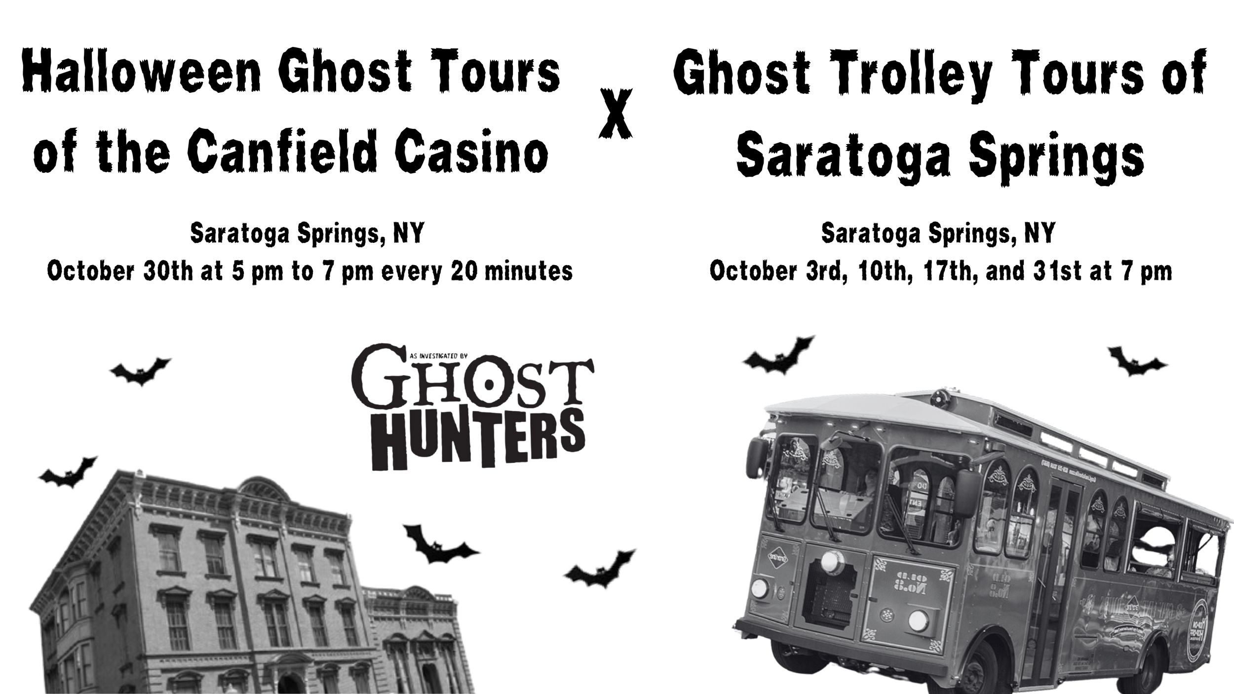 Haunted Halloween Ghost Tours of the Canfield Casino | Saratoga Springs ...