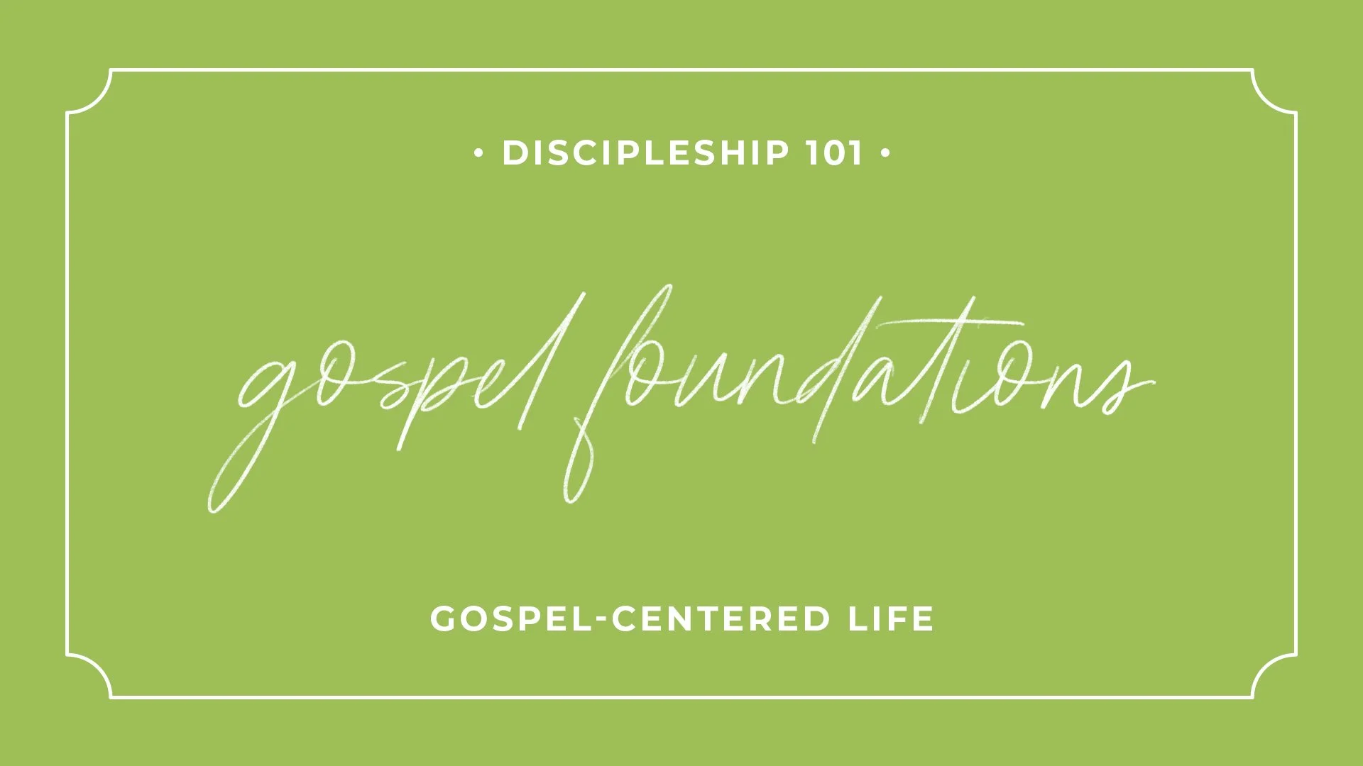 Classes — All Nations Community Church