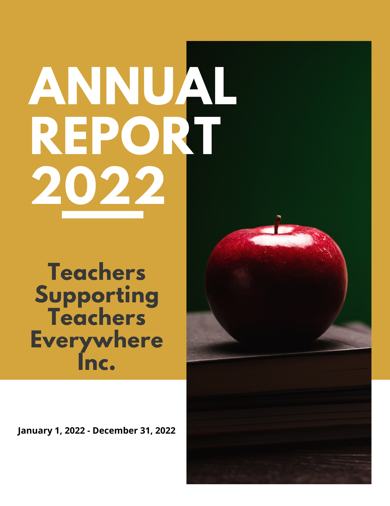 Teachers Supporting Teachers Everywhere Inc Annual Reports — Teachers Supporting Teachers Everywhere