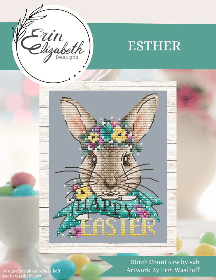 Easter Patch — Erin Elizabeth Designs | Cross Stitch Designer