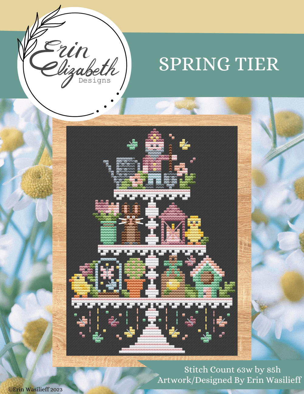 Easter Patch — Erin Elizabeth Designs | Cross Stitch Designer