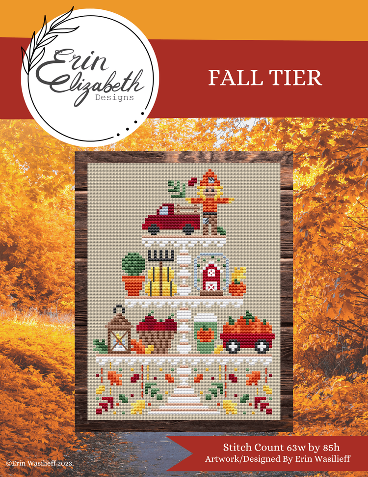 English Tier — Erin Elizabeth Designs | Cross Stitch Designer