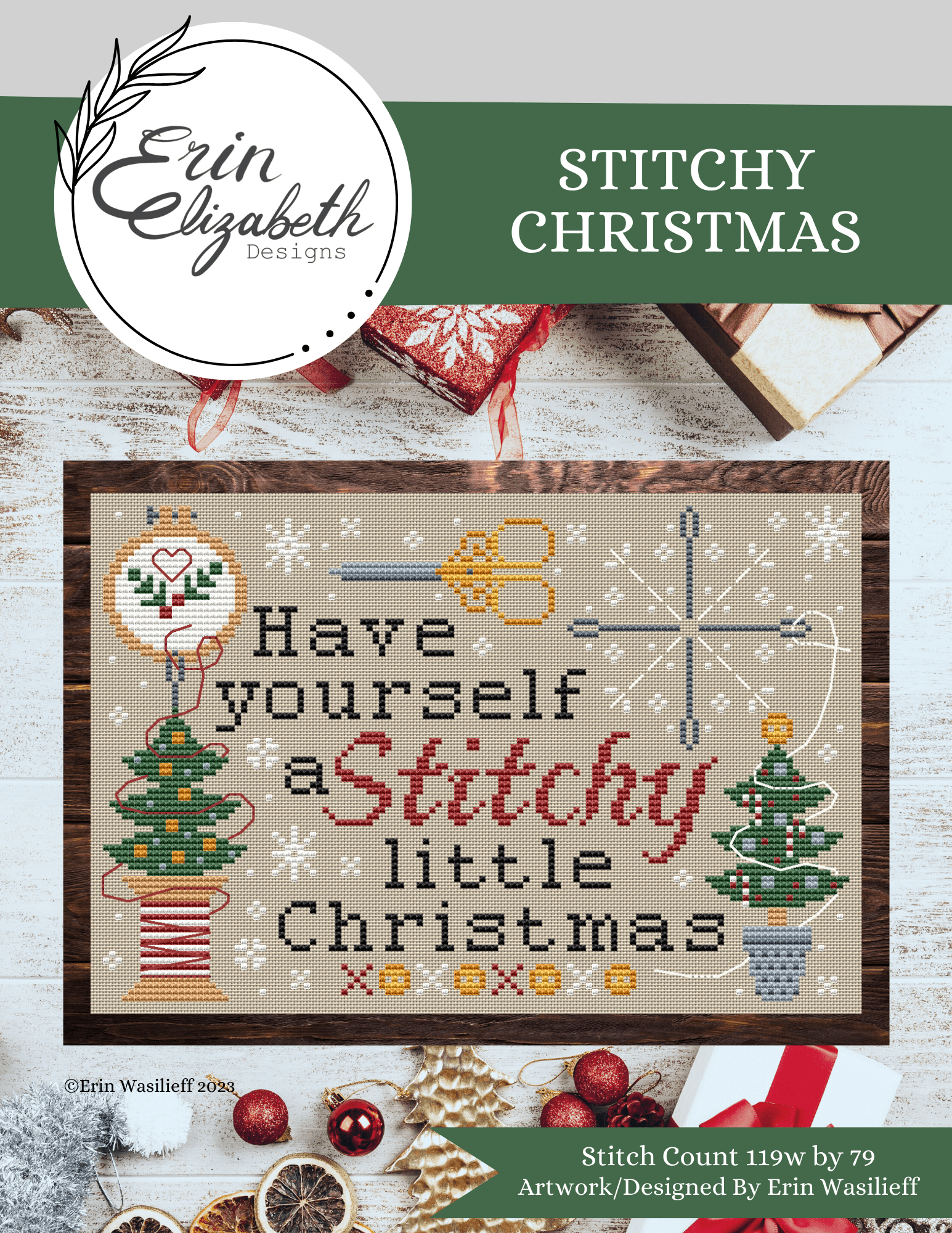 Sewing Tomato — Erin Elizabeth Designs | Cross Stitch Designer
