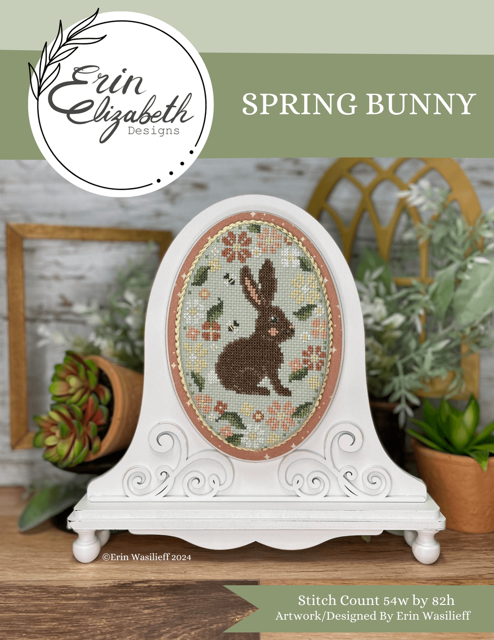 Easter Patch — Erin Elizabeth Designs | Cross Stitch Designer