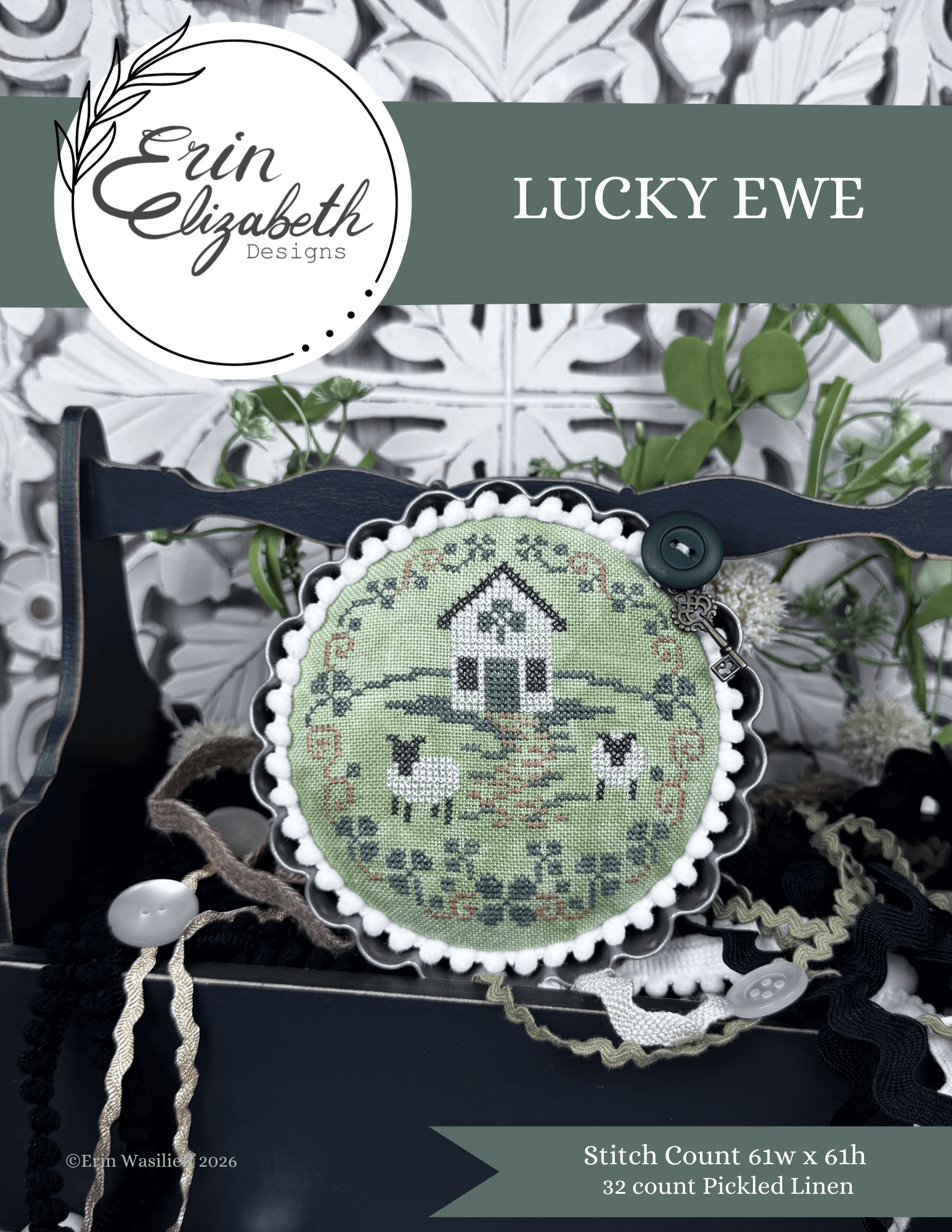 Buy PDF Cross Stitch Patterns — Erin Elizabeth Designs | Cross Stitch ...