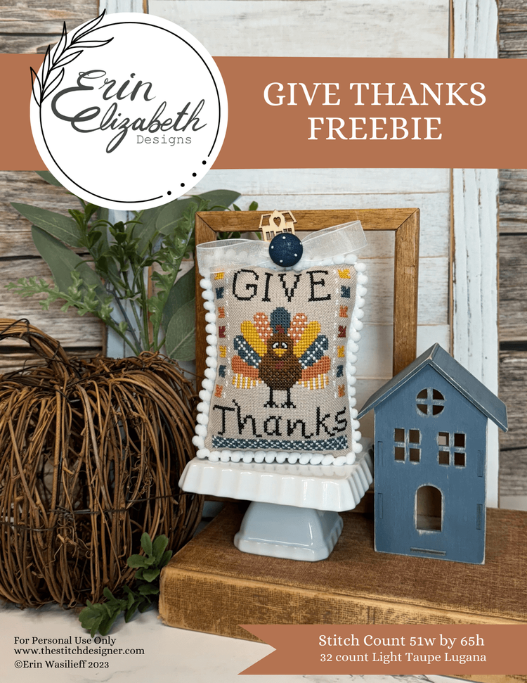 Free Patterns to Enjoy — Erin Elizabeth Designs | Cross Stitch Designer