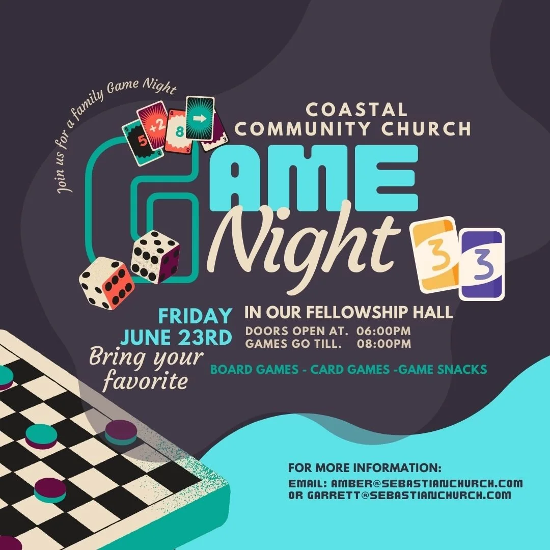 Church Game Night Flyer